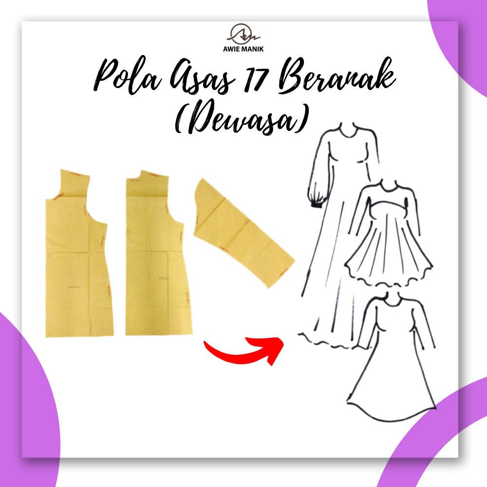 [DEWASA] POLA ASAS 17 BERANAK AWIE MANIK | Shopee Malaysia