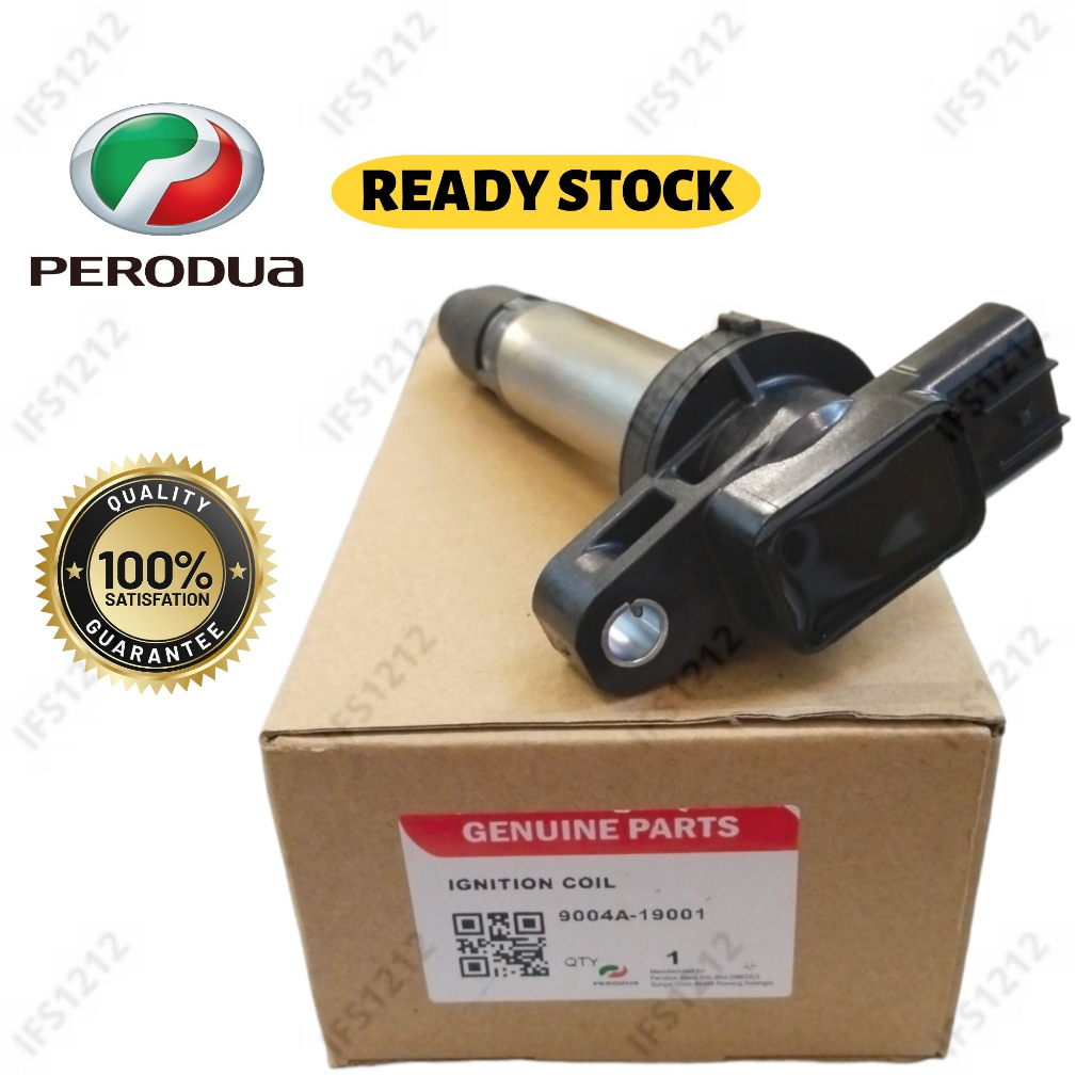 🇲🇾ORI NEW🔥 9004A-19001 PERODUA IGNITION COIL AXIA 1.0 BEZZA 1.0 PLUG ...