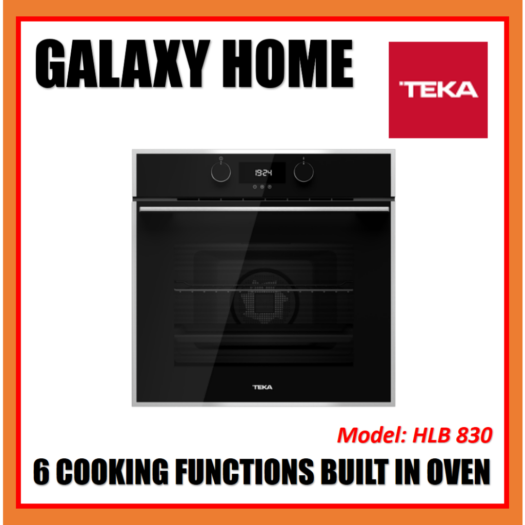 Teka Oven HLB830 | HLB 830 | 70 Litre Built In Multifunction oven | HydroClean system | Oven ...