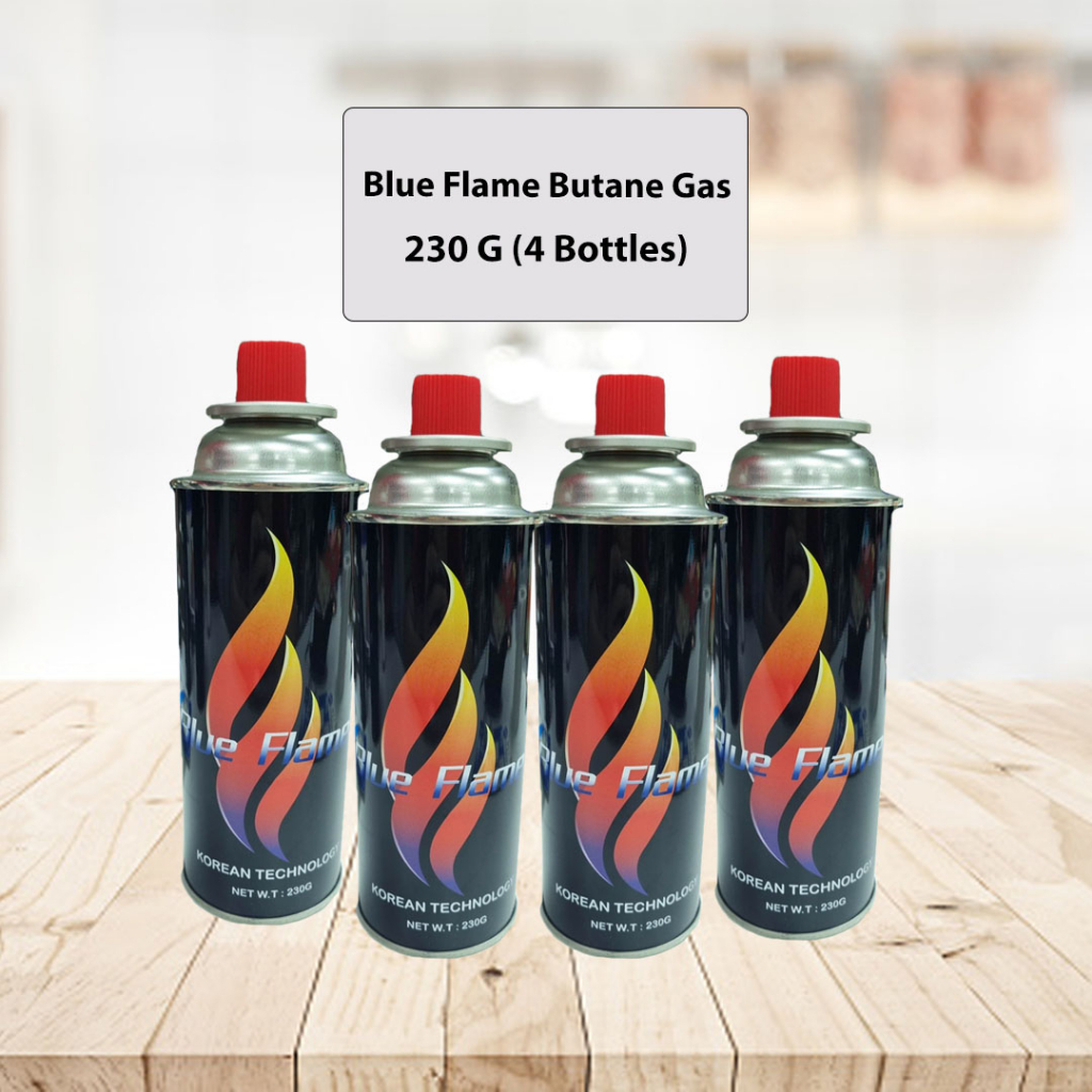 Blue Flame Butane Gas 4pcs | Shopee Malaysia