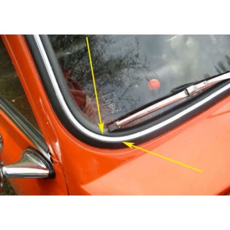 Chrome Insert Trim Windscreen Chrome Rubber insert trim Toyota KE10 ...