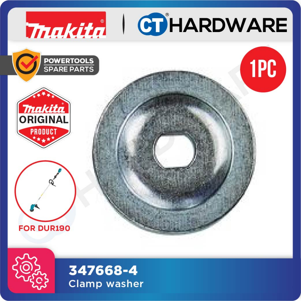MAKITA 347668-4 ORIGINAL CLAMP WASHER FOR DUR190 CORDLESS STRING ...