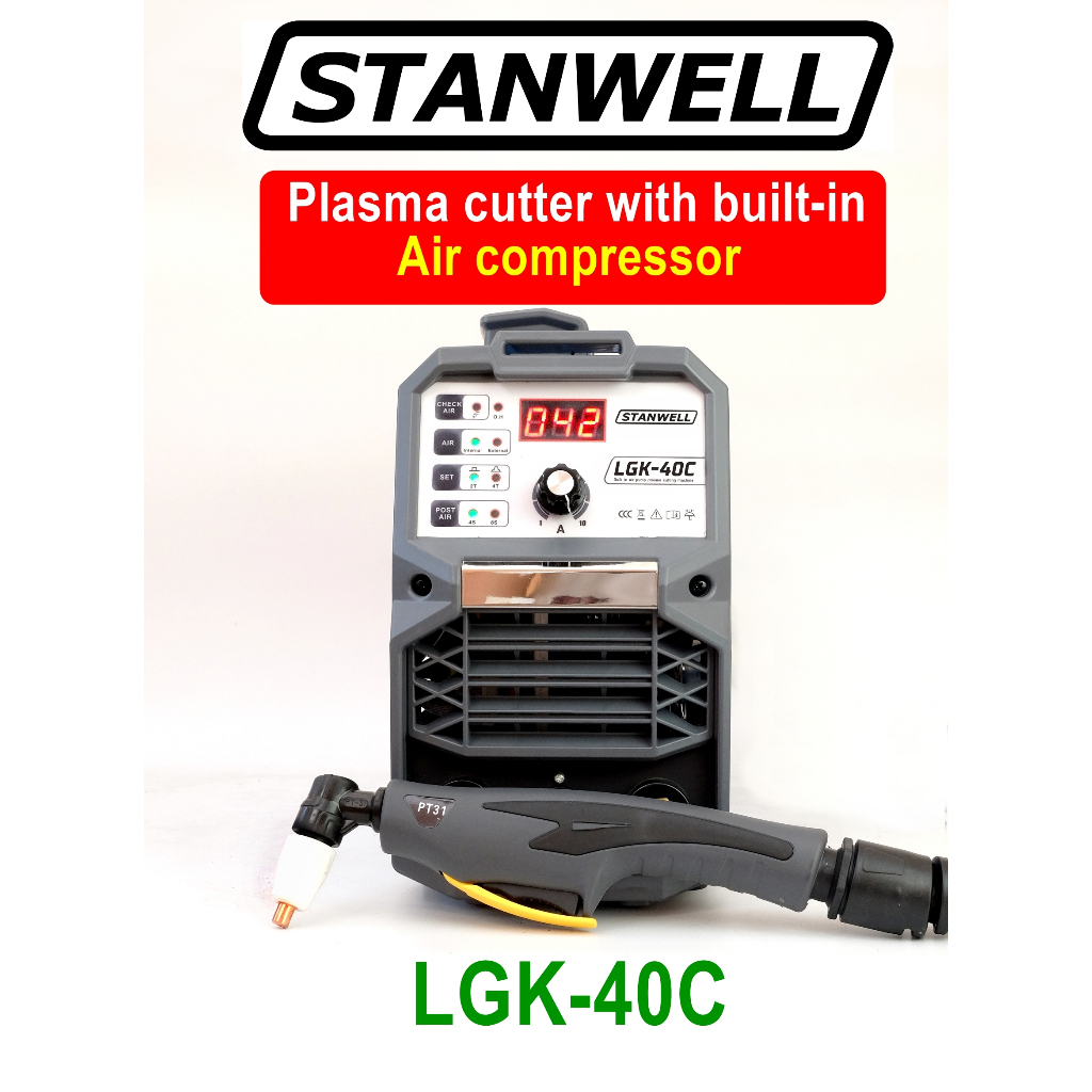 Stanwell LGK-40C Plasma cutter machine with built-in compressor ...