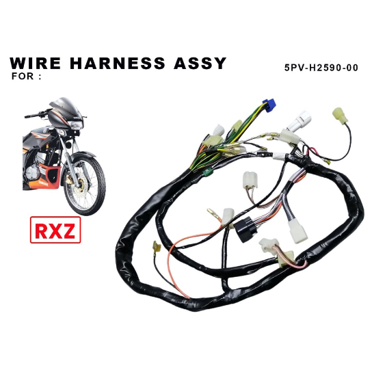 Yamaha RXZ Catalyzer Wire Harness Wiring Set - 5PV-H2590-00 (100% ...