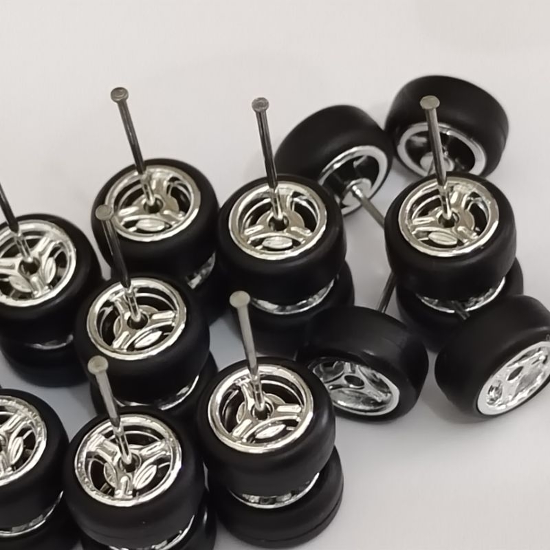 Tayar Getah Advan Rims 1/64 Hot Wheels Rubber Wheels 3 Spoke 10mm JDM ...