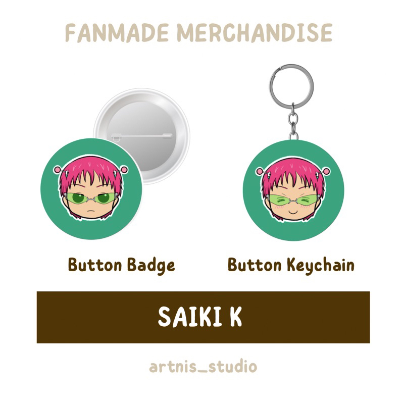 Saiki K Fanmade Merchandise | Shopee Malaysia