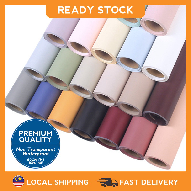 🇲🇾🔥Wrapping Paper non transparent OPP ROLL 🇲🇾 non transparent (READY ...
