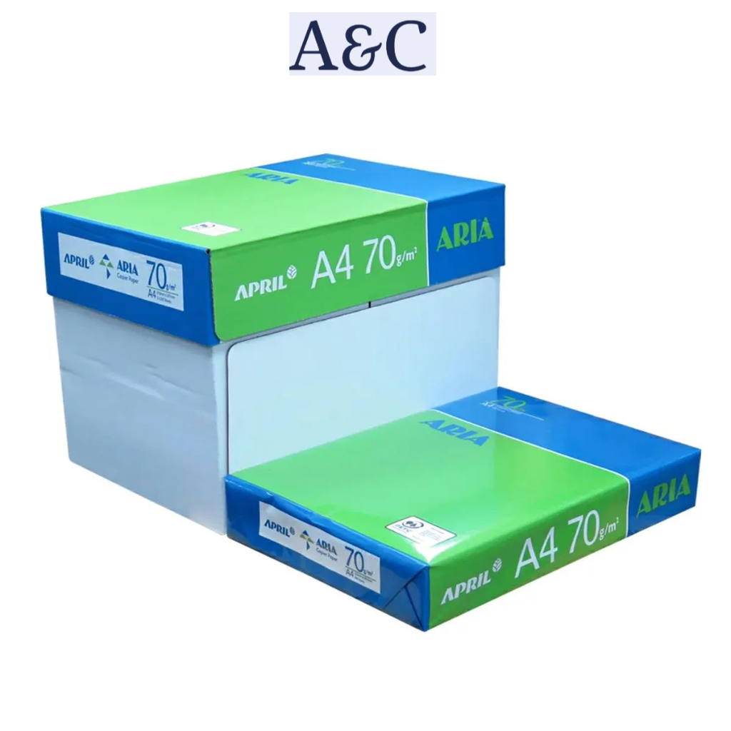 A4 ARIA COPIER PAPER 70GSM 500S X 5 Reams/Kertas A4 Putih 700gsm 500s x5 | Shopee Malaysia