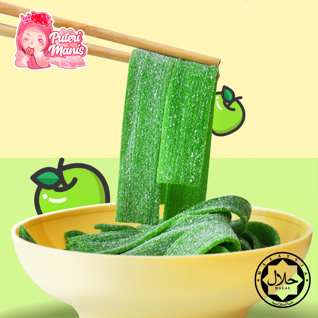 Bebeto Sour Blast Apple Soft Candy 100g/ 200g/ 1kg | Halal Certified by ...