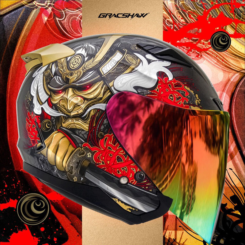 Gracshaw Helmet Gennex G535 Japan Edition KURITA SOTONG/ODA/ KARASU ...