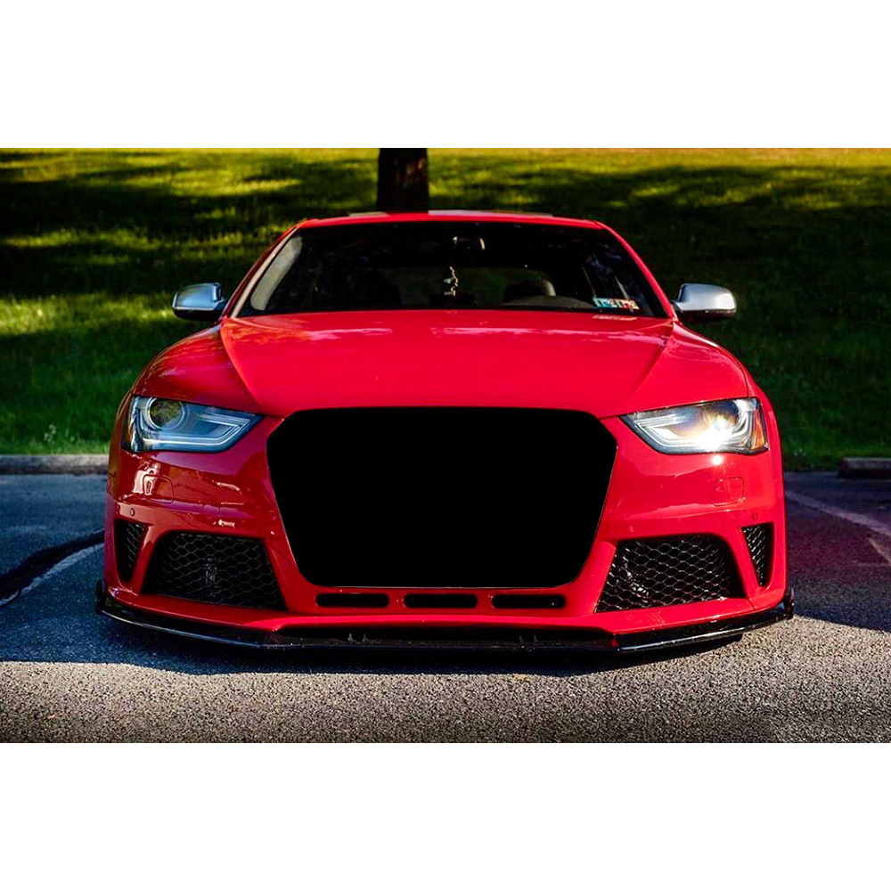 Audi A4 B8 RS4 Bumper Bodykit Body kit Rear Diffuser Gront Grill ...