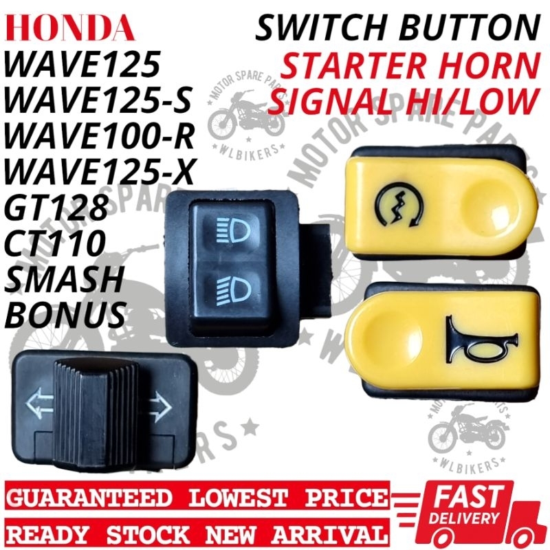 HONDA DASH W125 WAVE125 WAVE100R WAVE125X GT128 CT110 BONUS SMASH ...