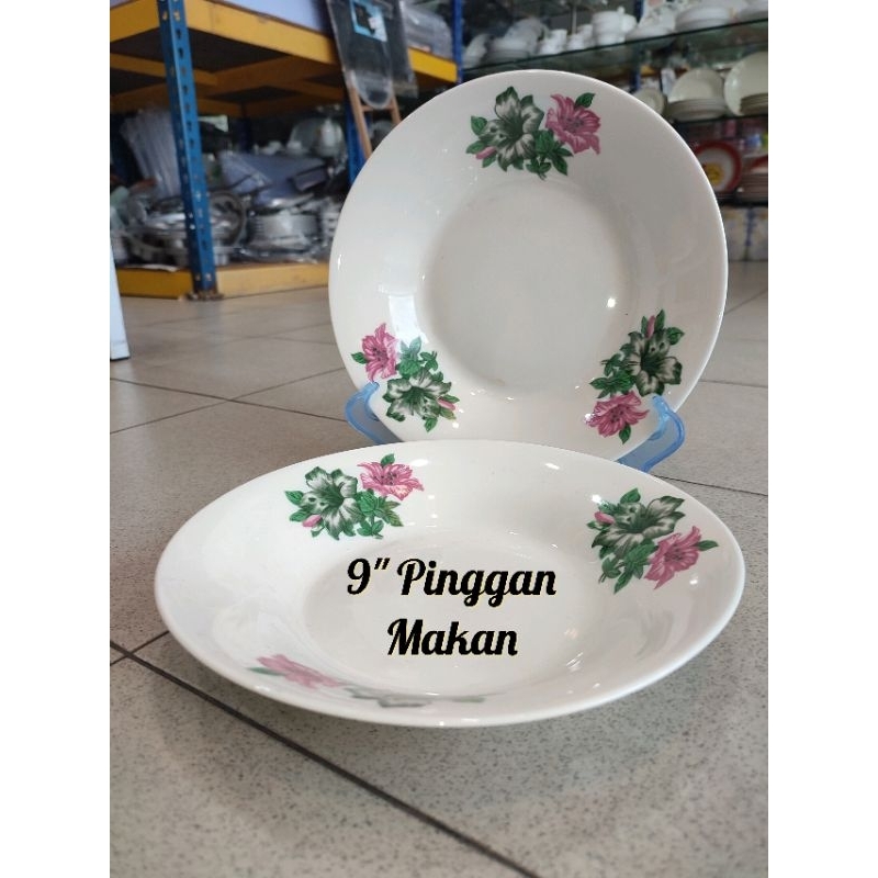 6308 9" Pinggan Makan Kangkung 6pcs | Shopee Malaysia