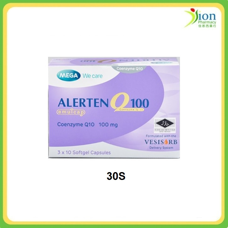 [LIMITED PROMOTION] BIO-LIFE MEGA ALERTEN Q100 (COENZYME Q10) 30S ...