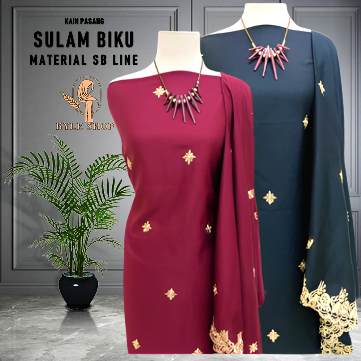 KAIN PASANG SULAM BIKU - SB LINE | Shopee Malaysia