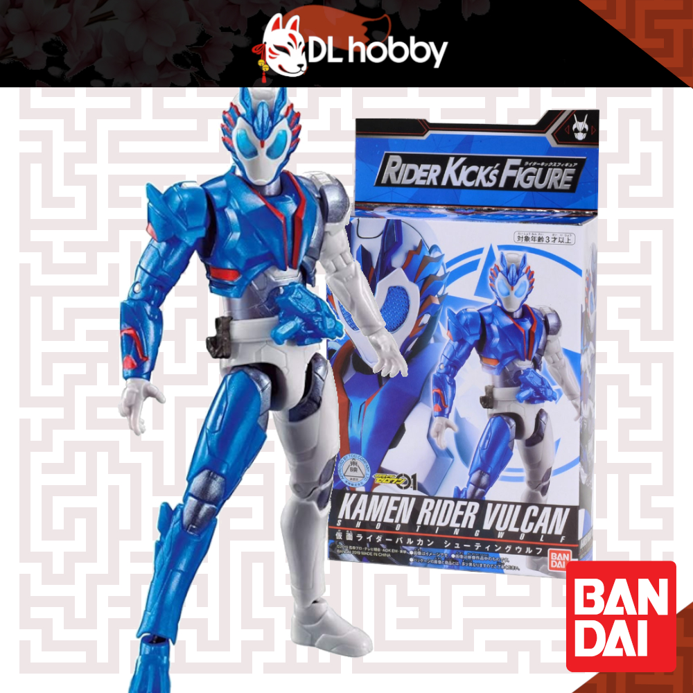 Kamen Rider Vulcan Zero One Rider Kick Figure Official Bandai Namco ...