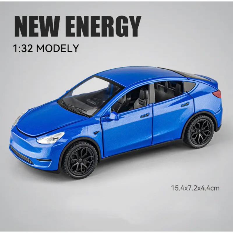 FEO Tesla Model Y SUV Diecast Car Model Pull Back Car Diecast Model Toy ...