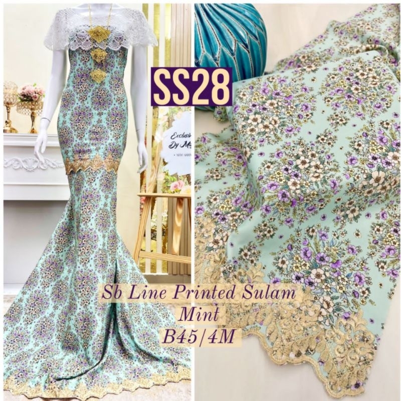 KAIN PASANG SB LINE PRINTED BERSULAM vol.2 | Shopee Malaysia