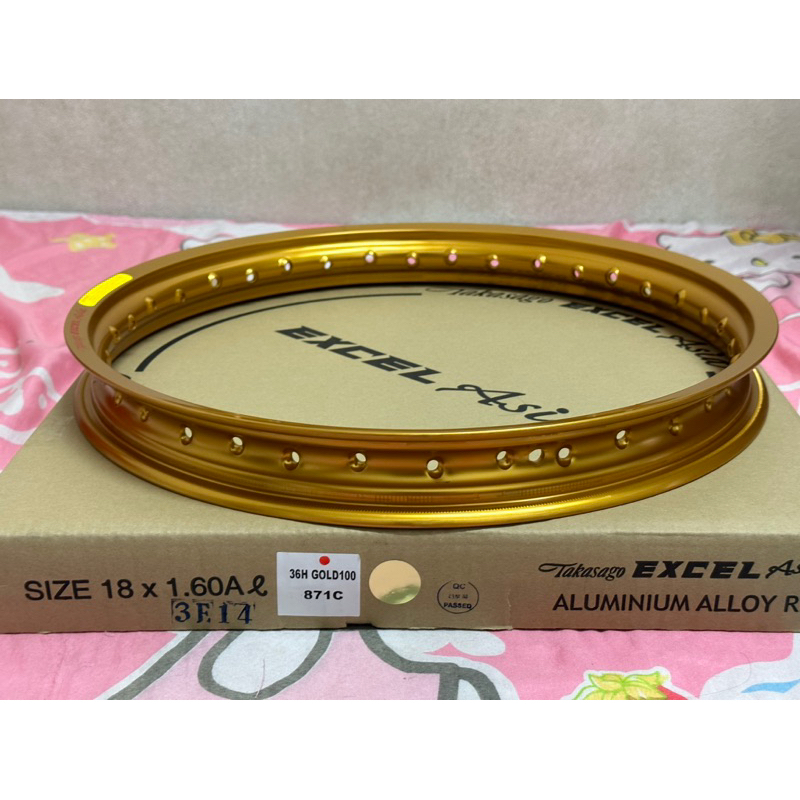 (1pcs) Takasago Excel Alloy Rim Asia 1.60 X 18 Gold | Shopee Malaysia