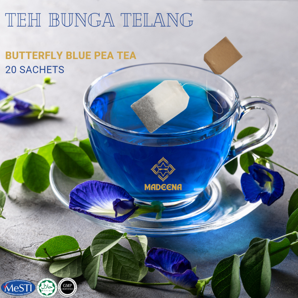 Teh Bunga Telang Butterfly Blue Pea 100% Original Asli Tanpa Campuran ...