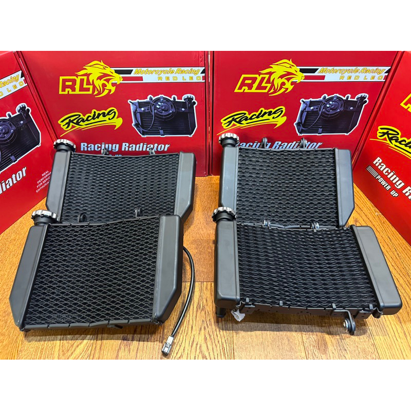 ESR MOTOR RED LEO BIG RADIATOR DOUBLE FAN & SINGLE FAN Y15/Y16/LC135 ...