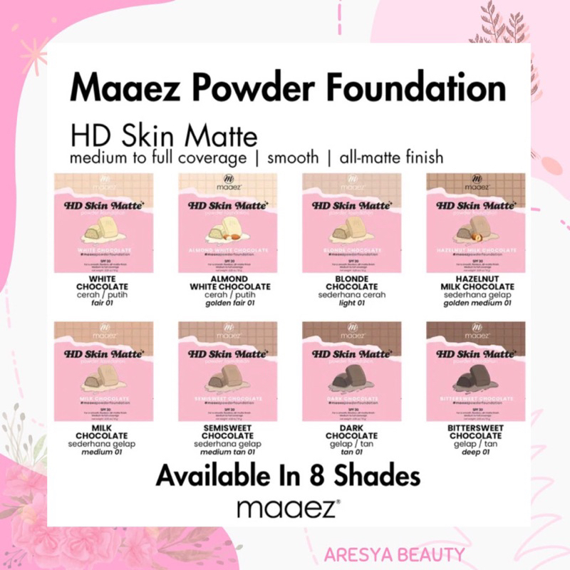 MAAEZ NEW POWDER FOUNDATION SPF 30 LOOSE POWDER💯ORI HQ🔥 | Shopee Malaysia