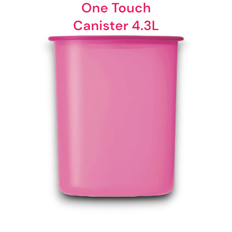 Tupperware One Touch Canister 950ml/1.25L/2L/3L/4.3L(1 unit/2 unit) | Shopee Malaysia