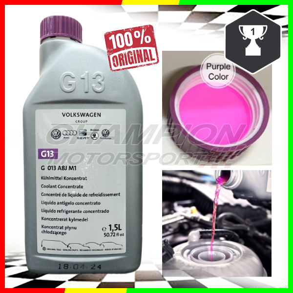 Genuine Vw Volkswagen Audi G013A8JM1 Coolant G13 1.5L Purple/Violet Color | Shopee Malaysia