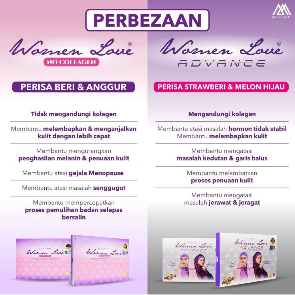 ORIGINAL | MAMADIL WOMEN LOVE ADVANCED JAMU MODEN WANITA | READY STOCK ...