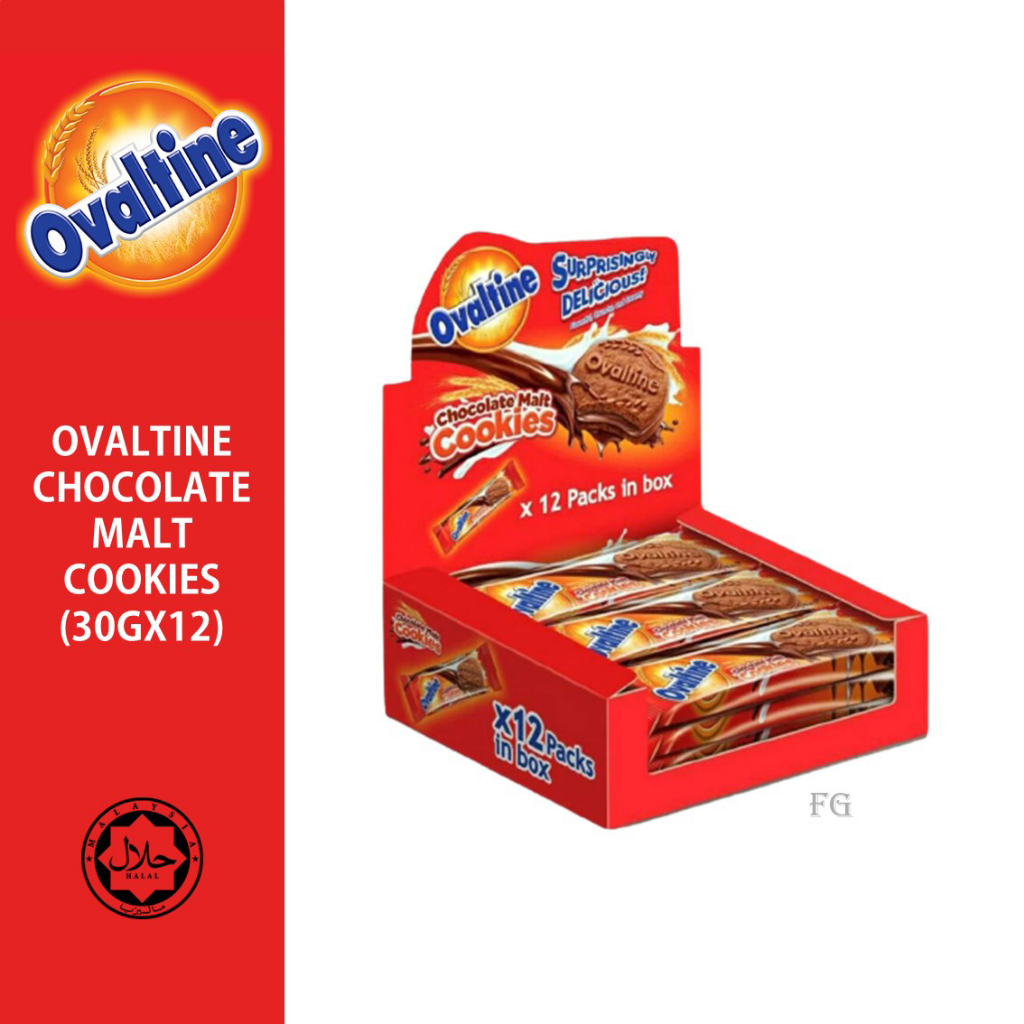 OVALTINE CHOCOLATE MALT COOKIES OUTER (30GX12) | Shopee Malaysia