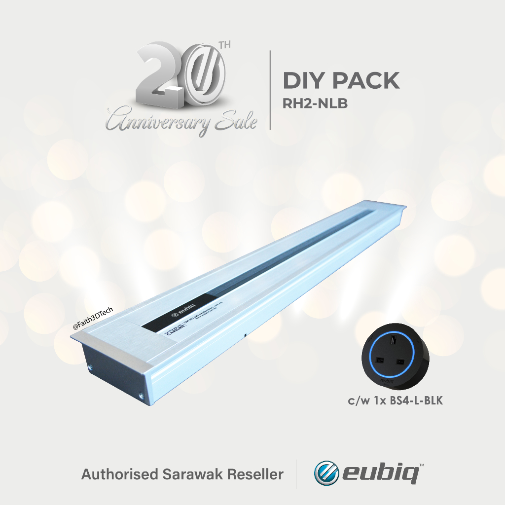 Eubiq Power Track DIY Pack 600mm RH2-NLB | Shopee Malaysia