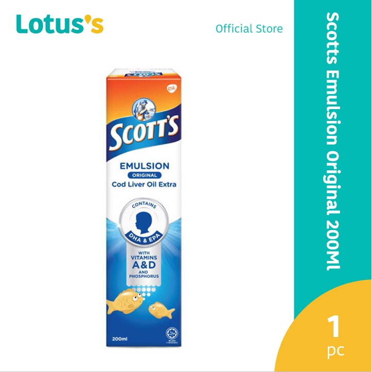 Scotts Emulsion Original 200Ml | Shopee Malaysia
