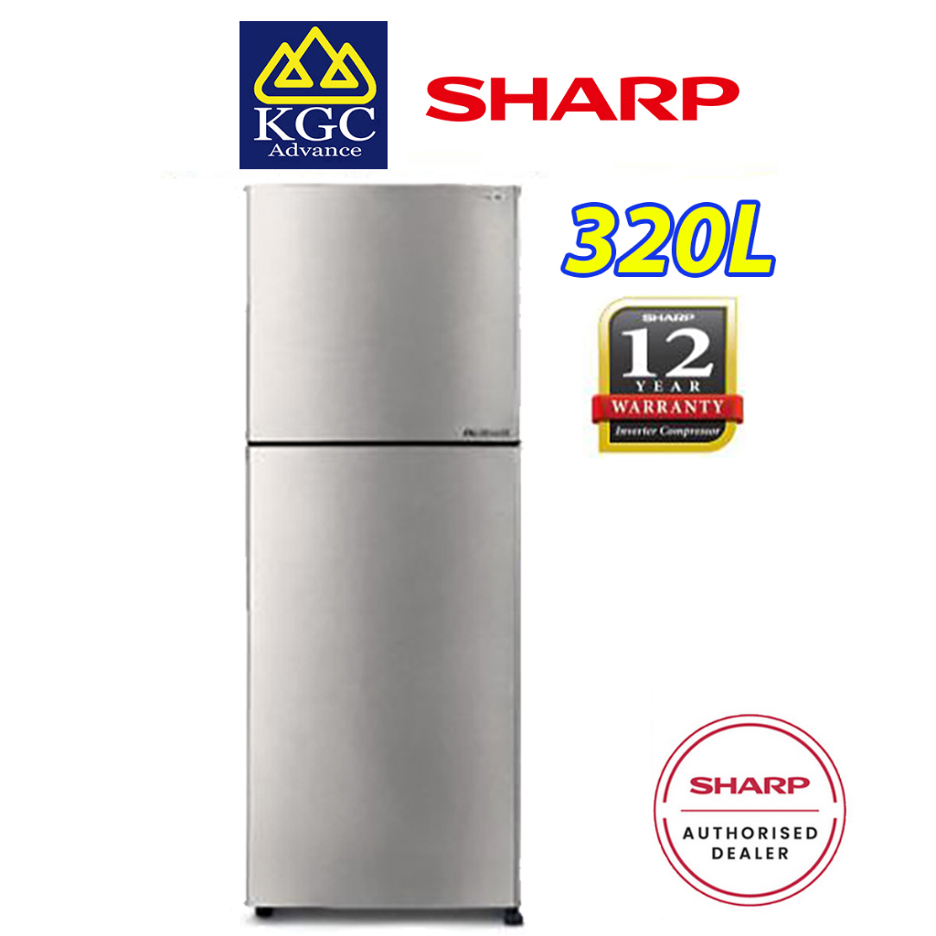 [Free Shipping] Sharp 320L Folio Refrigerator SJ3222MSS J-Tech Inverter ...
