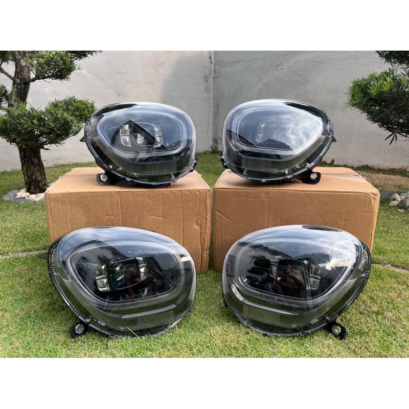 mini cooper R60 headlight full ring LED headlights for mini cooper ...