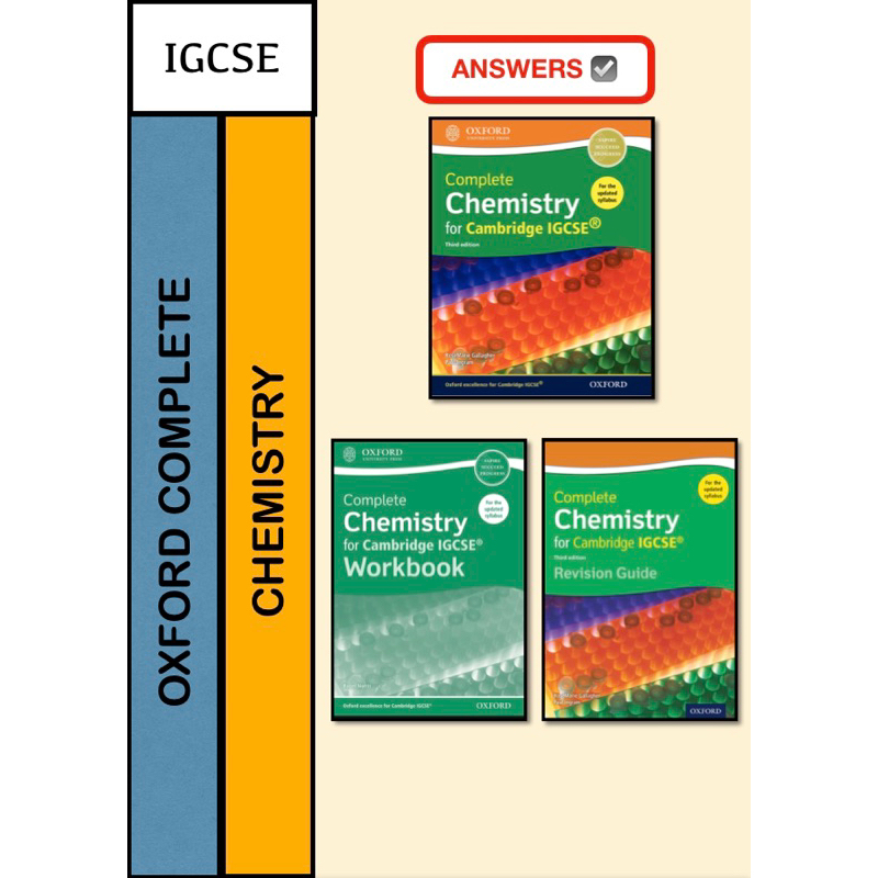 (PRINTED BOOK) IGCSE Complete Chemistry | Textbook | Workbook ...