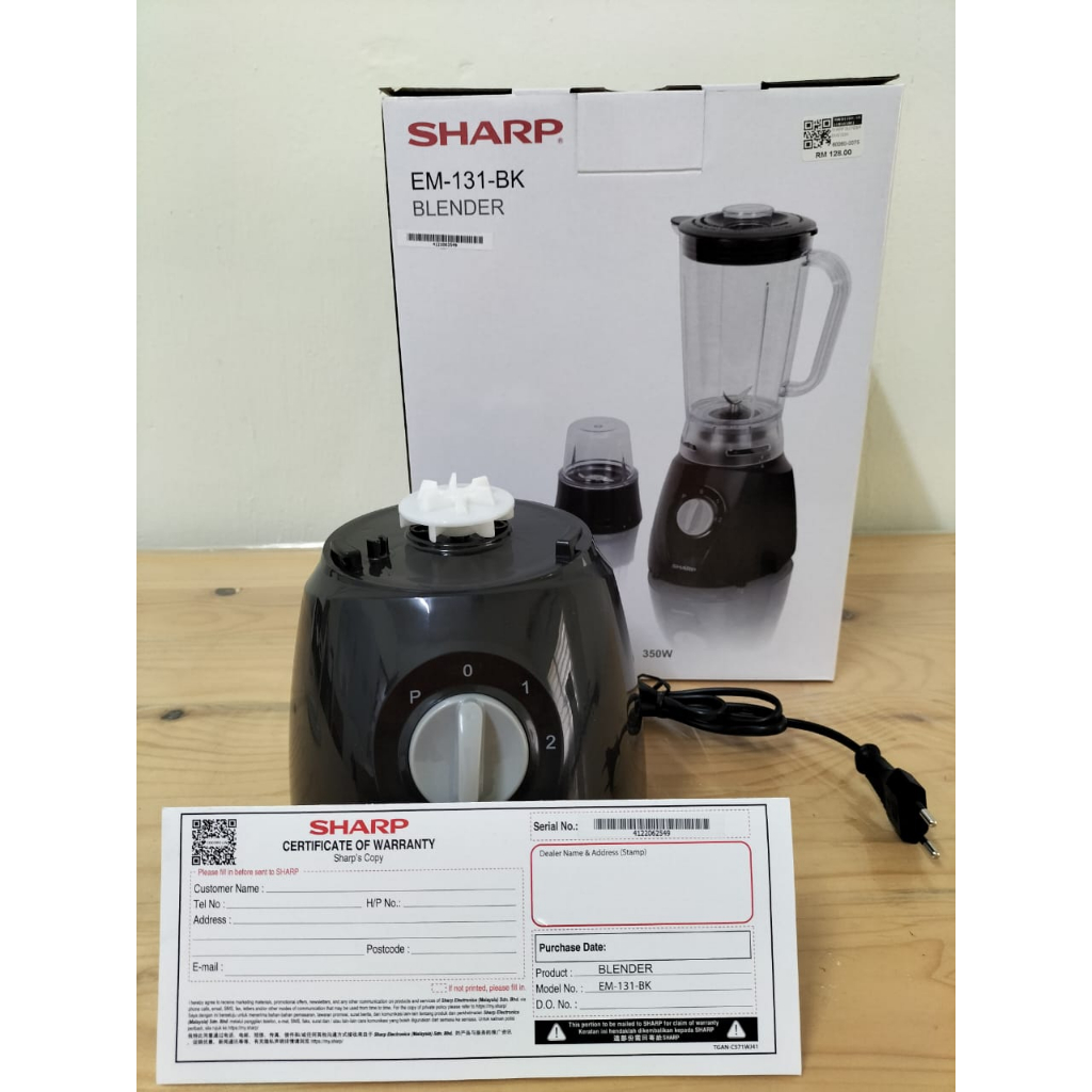 MOTOR ONLY BLENDER SHARP - EM-131-BK/EM-130-WH | Shopee Malaysia