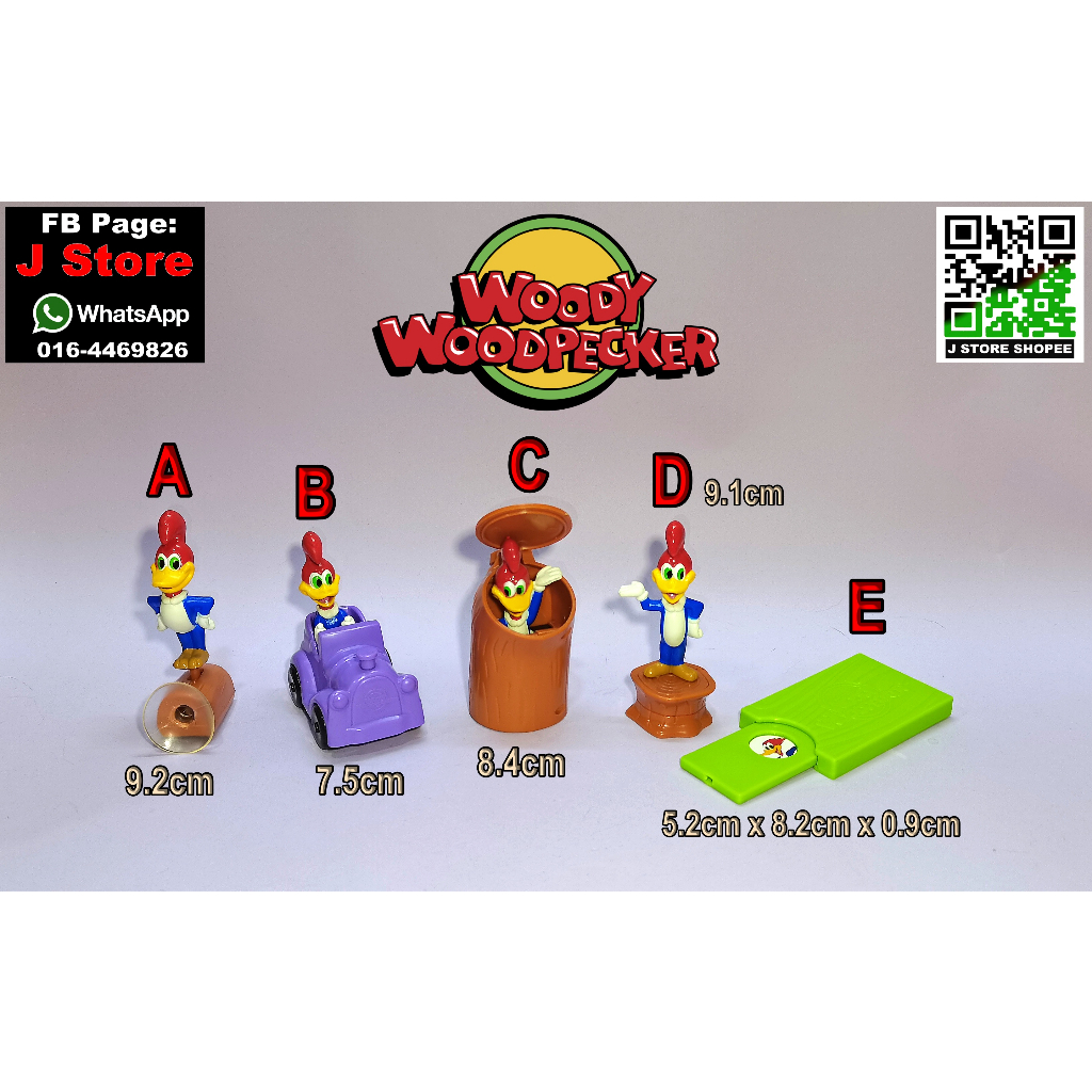 Woody Woodpecker figure collection ( J Store ) | Shopee Malaysia
