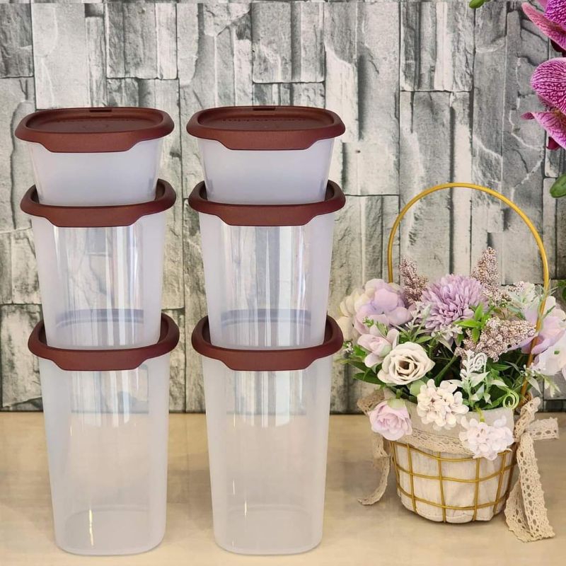 TUPPERWARE ONE TOUCH FRESH SMALL SQUARE SET | Shopee Malaysia