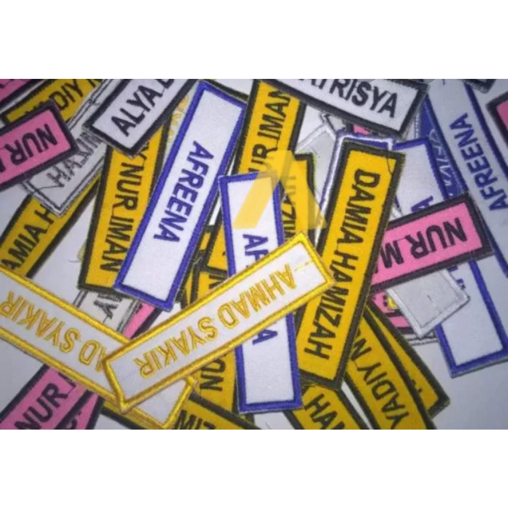 Name tag Puteri Islam/Kadet Remaja Sekolah/Kadet Polis/ Kadet Bomba ...