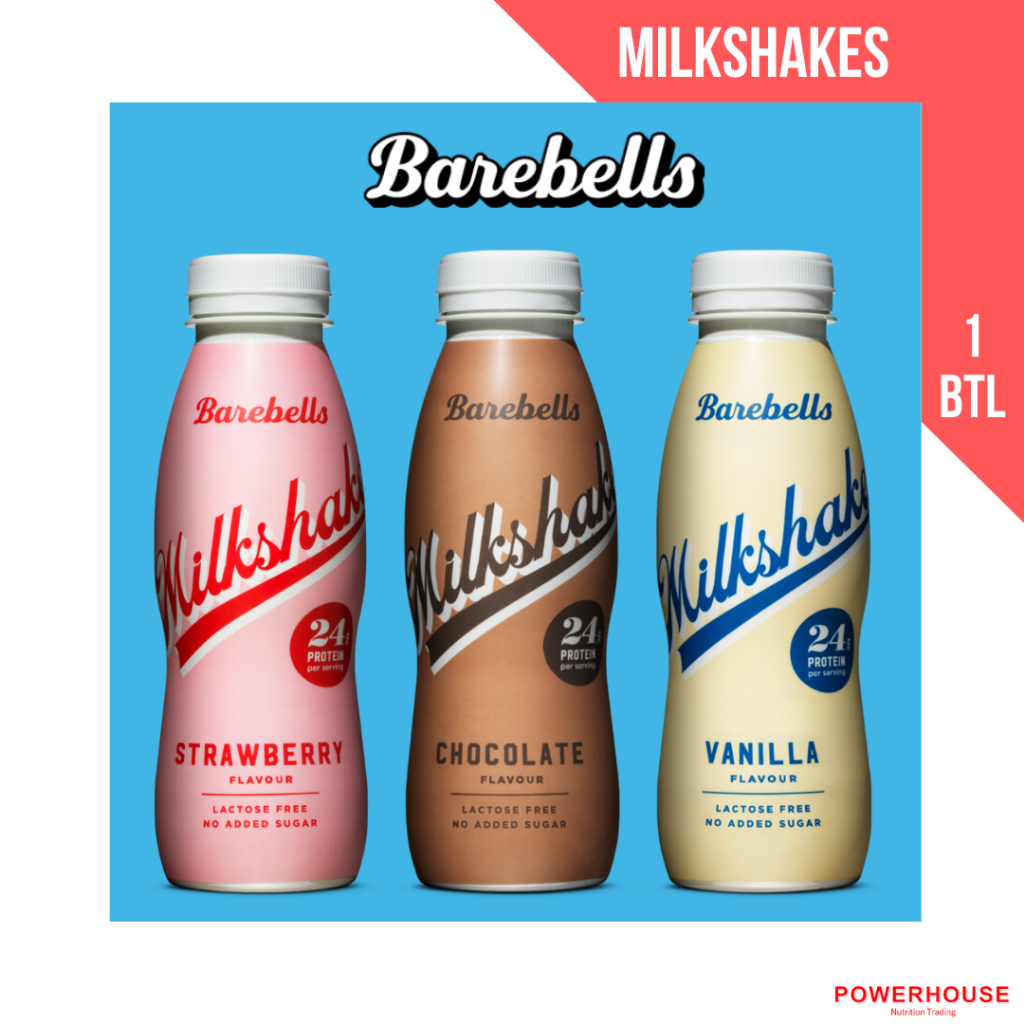 Barebells Milkshake - 1 bottle [Lactose Free No Added Sugar, protein ...