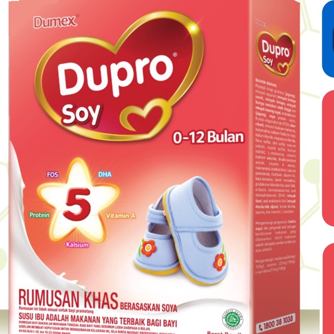 Dupro Soy 400g Infant formula susu bayi 0-12 bulan Dumex Dugro Soya ...