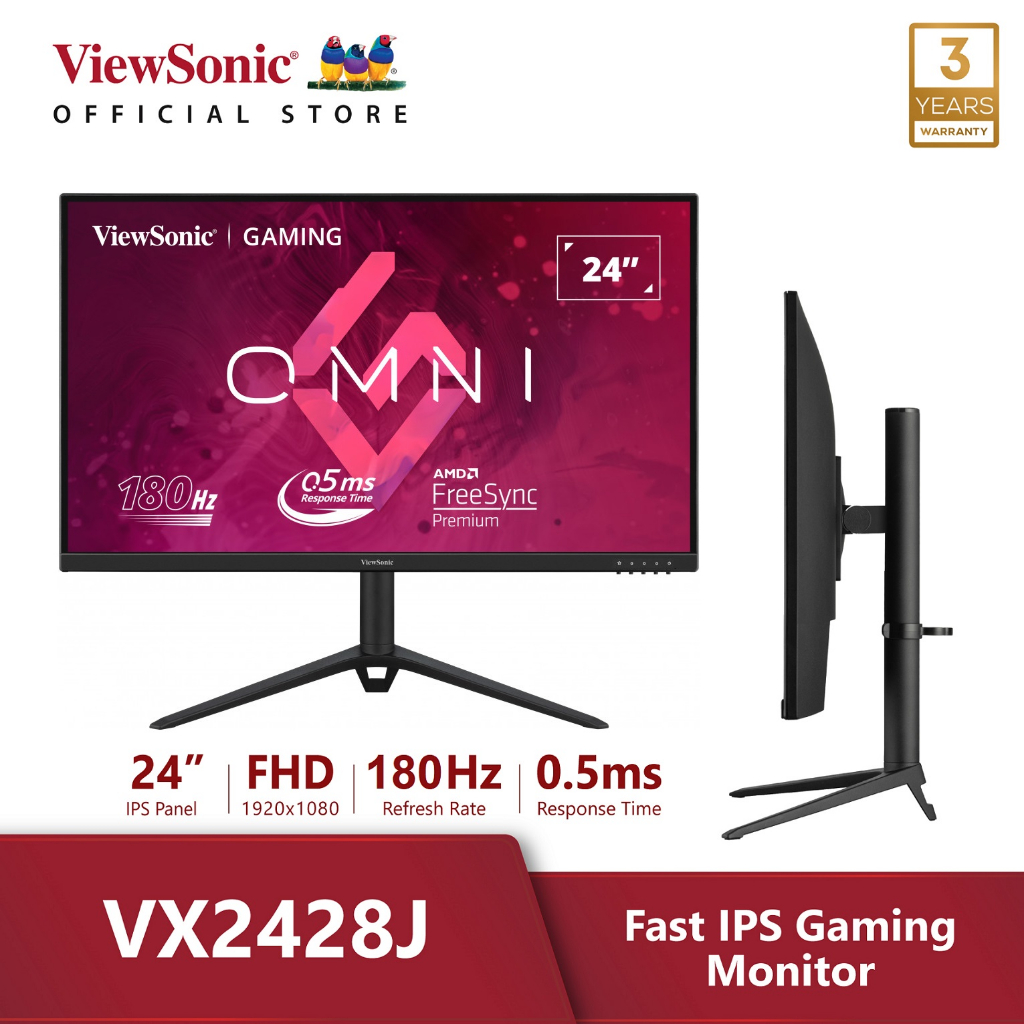 Viewsonic 24" VX2428J / VX2479A-HD-PRO / XG2409A IPS Panel Full HD ...