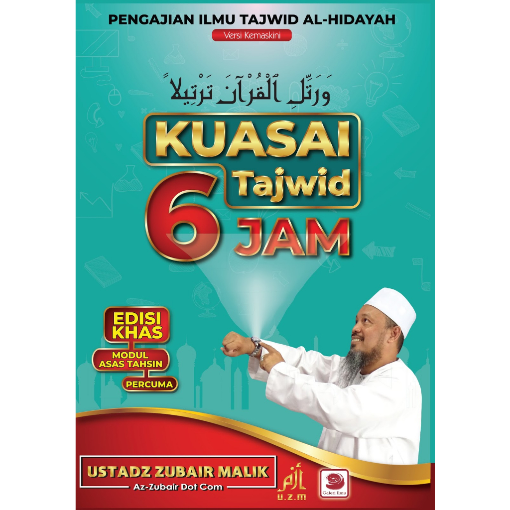 Kuasai Tajwid 6 Jam Dengan Carta Rajah Grafik Dan Klinik Al Fatihah ...