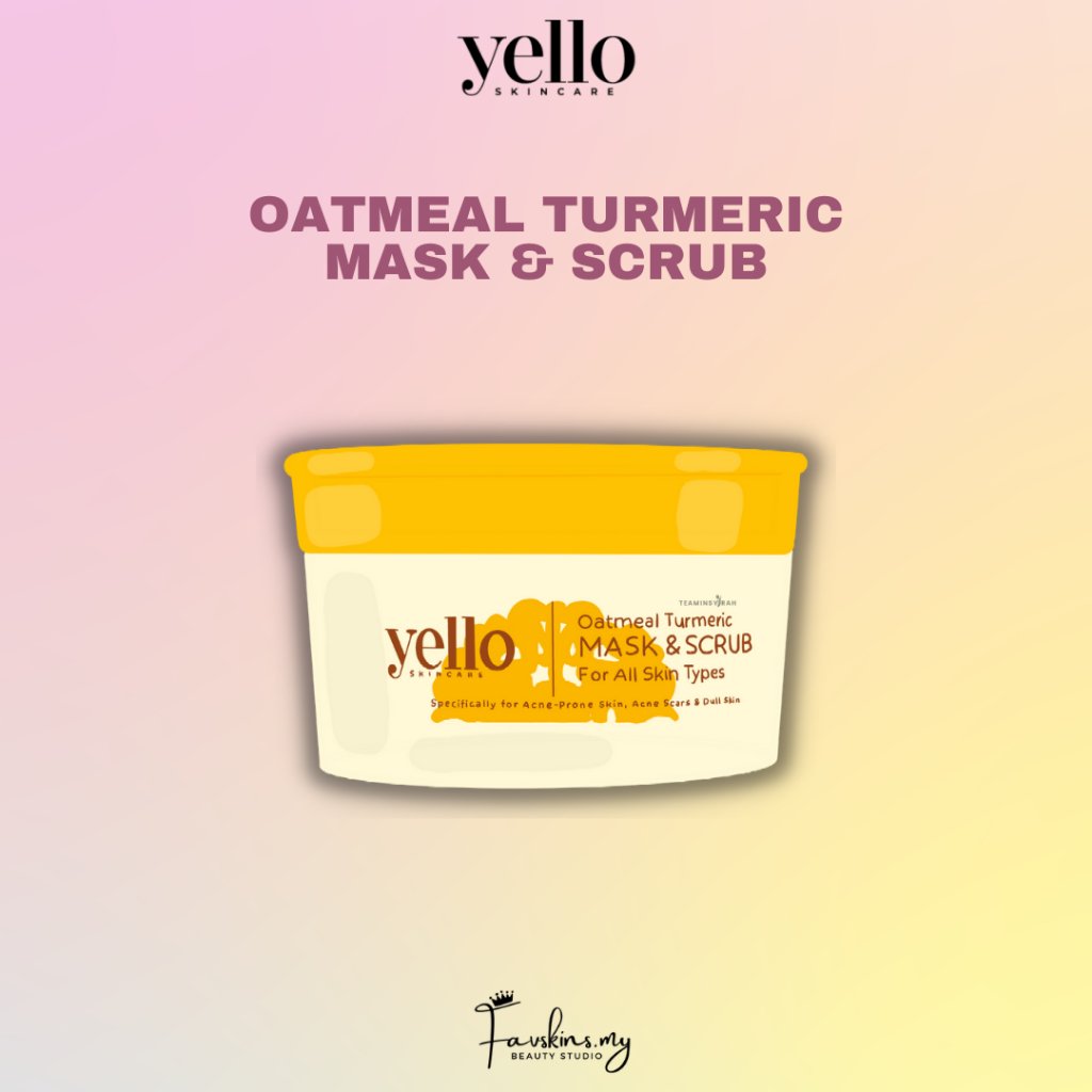 Yello Skincare- Oatmeal Turmeric Mask & Scrub - OTMS | Shopee Malaysia