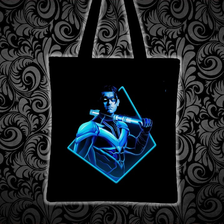NEON NIGHTWING Printed tote bag canvas | Shopee Malaysia