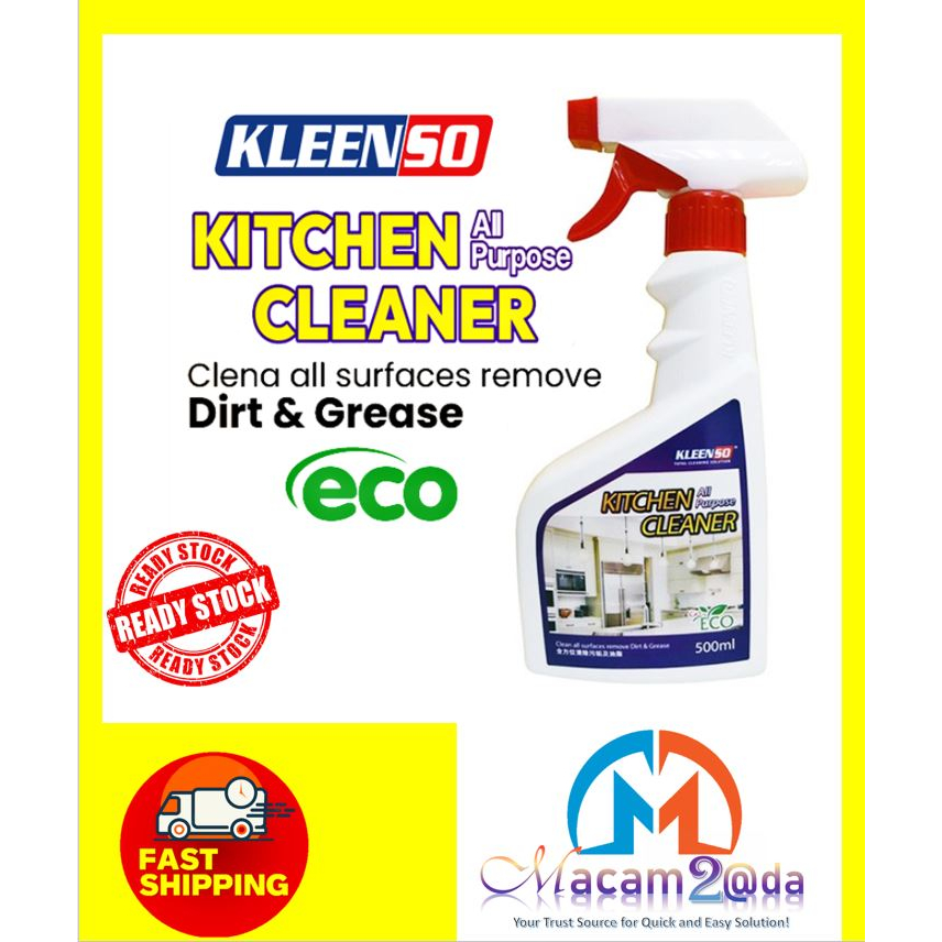 🌟Ready Stock🌟 KLEENSO All Purpose Kitchen Cleaner 500ML | Shopee Malaysia
