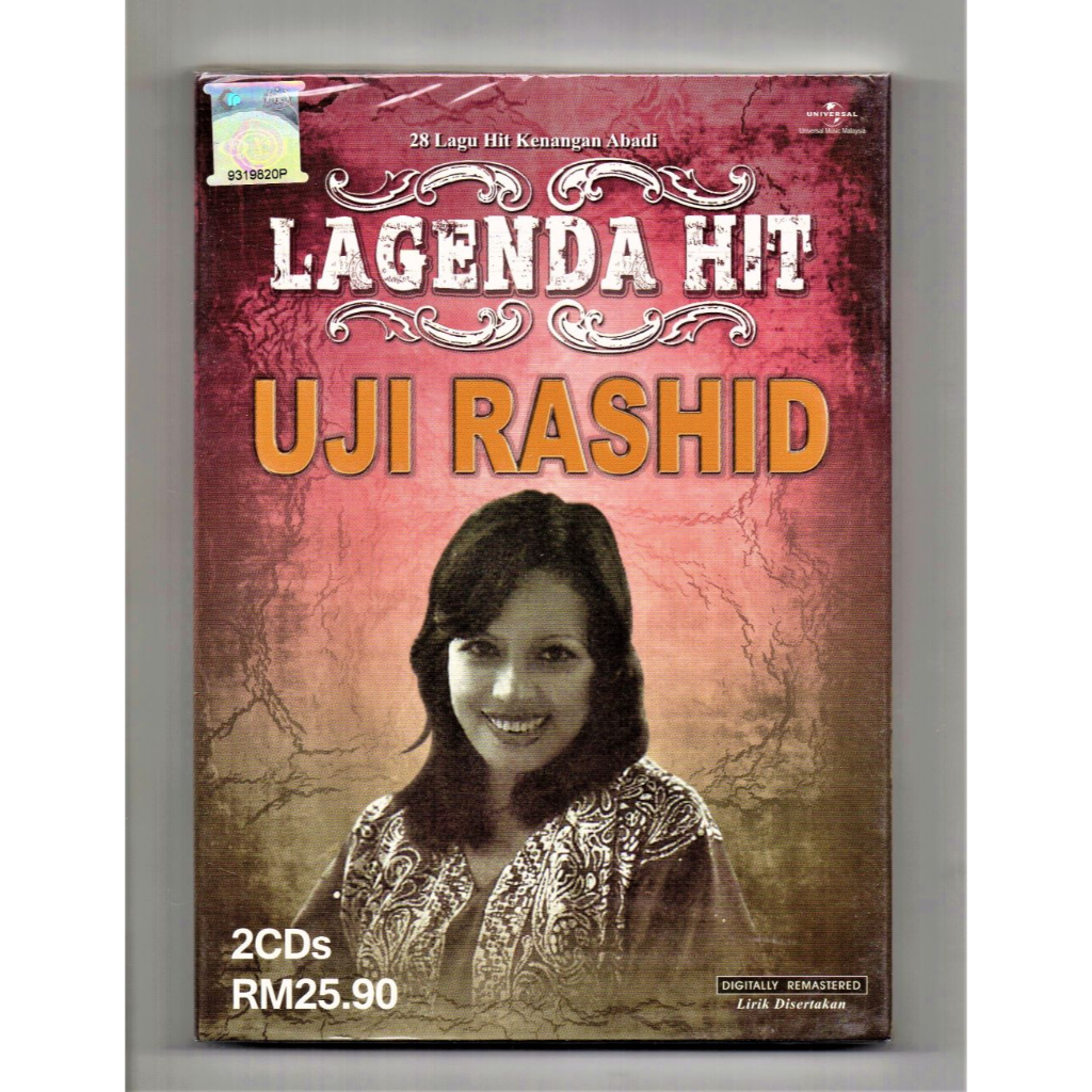 UJI RASHID - Lagenda Hit 28 Lagu Hit Kenangan Abadi ( 2 CD ) | Shopee ...
