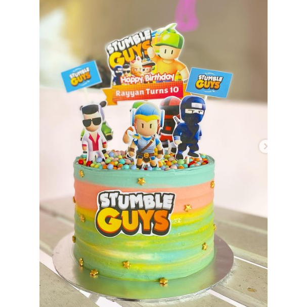 Stumble Guys topper cake | Shopee Malaysia
