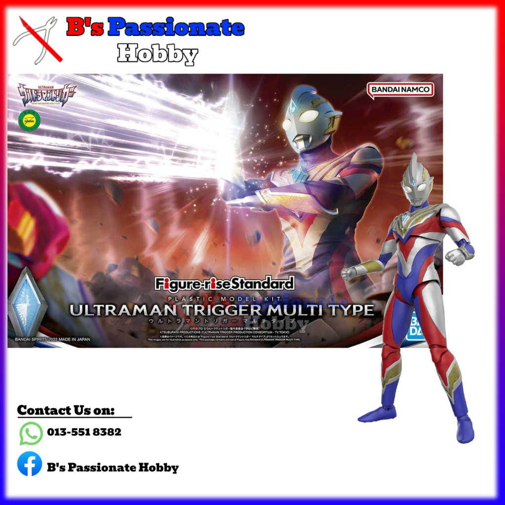 Bandai Figure Rise Standard Ultraman Trigger [Ultraman Trigger: New Generation Tiga] | Shopee ...