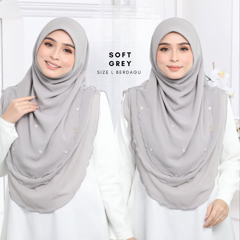 𝗣𝗢𝗦𝗧 𝗧𝗢𝗗𝗔𝗬 Size L XL 2XL Tudung Sarung Nuhaa 3 Layer Tudung Sarung ...